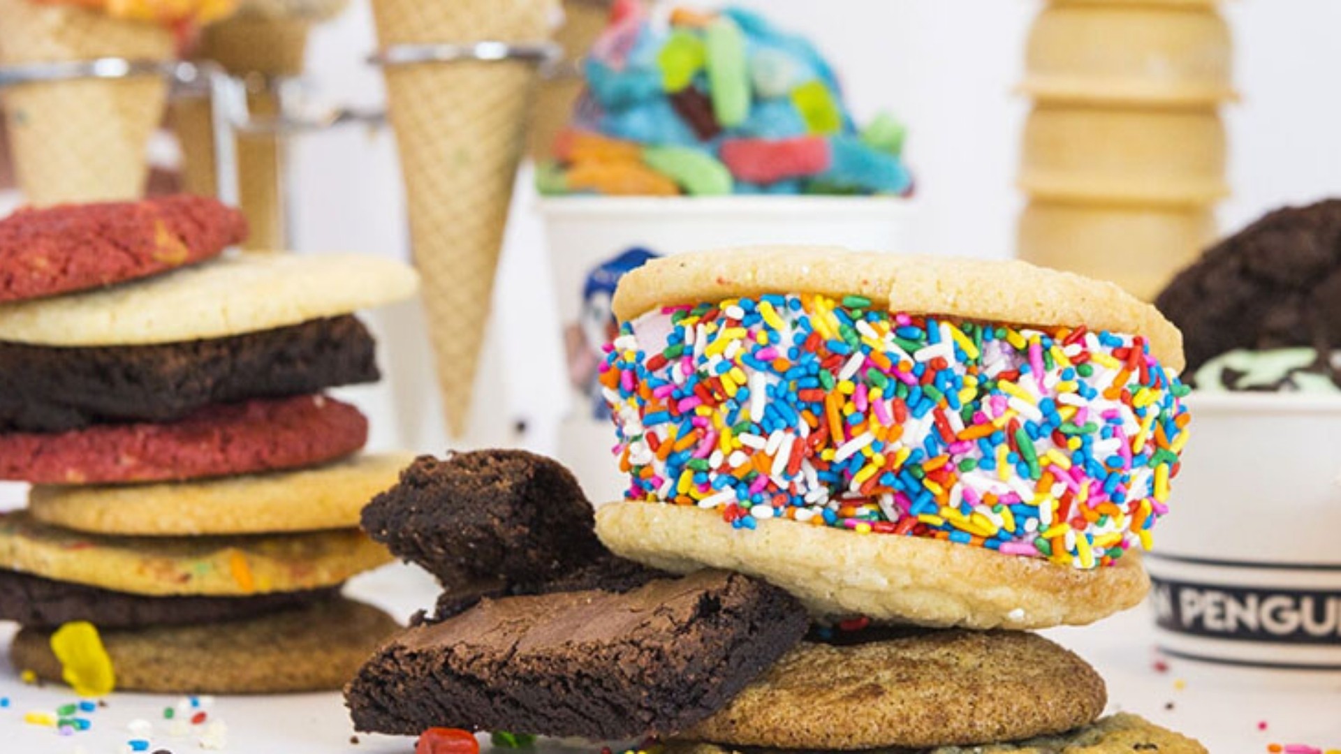 Frozen Penguin Ice Cream on the Arizona Boardwalk at Talking Stick